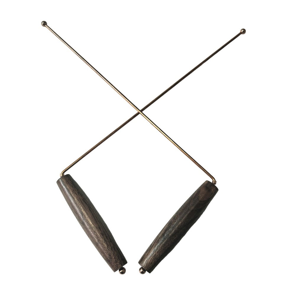 Copper Dowsing Rod Kit - Natural Walnut Handle Divining Rod Hunting And ...