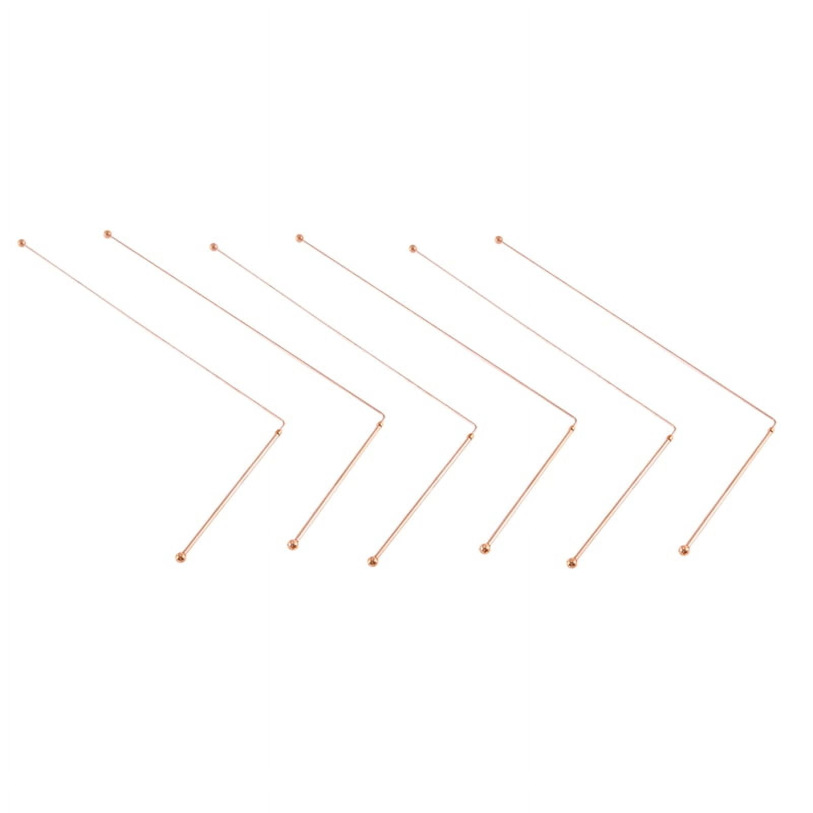 Copper Dowsing Rods - 99.9% Pure Copper 6PCS Divining Rods Energy Water ...
