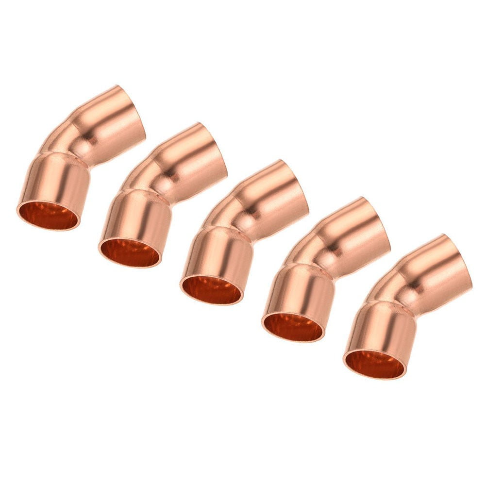 Copper Elbow Fittings 45 Degree Elbow Water Supply Pipe Copper Elbow ...