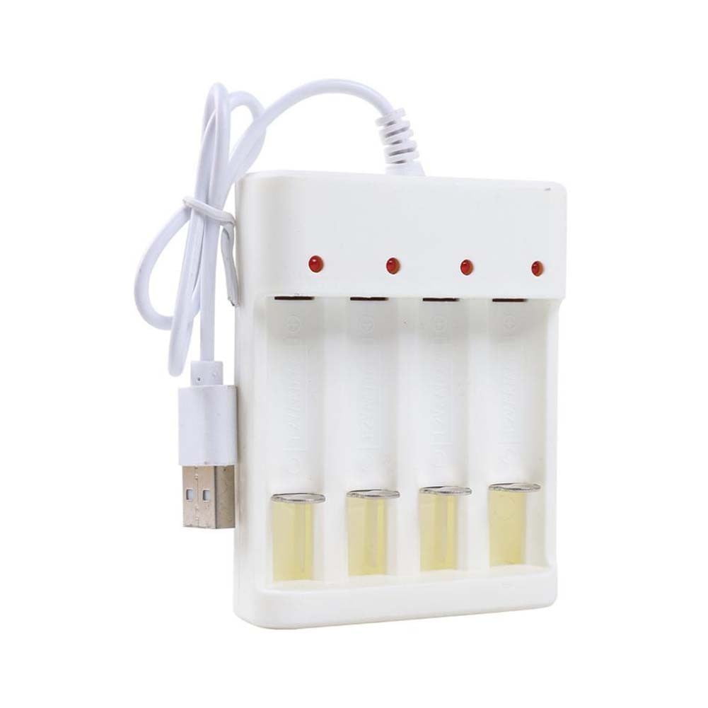 Copper Electrodes Battery Charger Battery Charing Rechargeable USB AA 1 ...