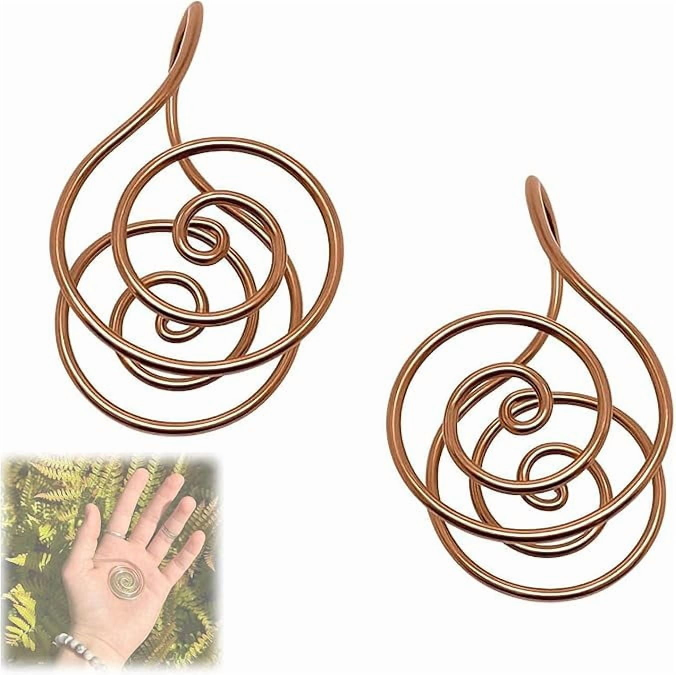 Copper Energy Spiral Hand Rings –Copper Palm Ring Reiki Spiral Hand ...