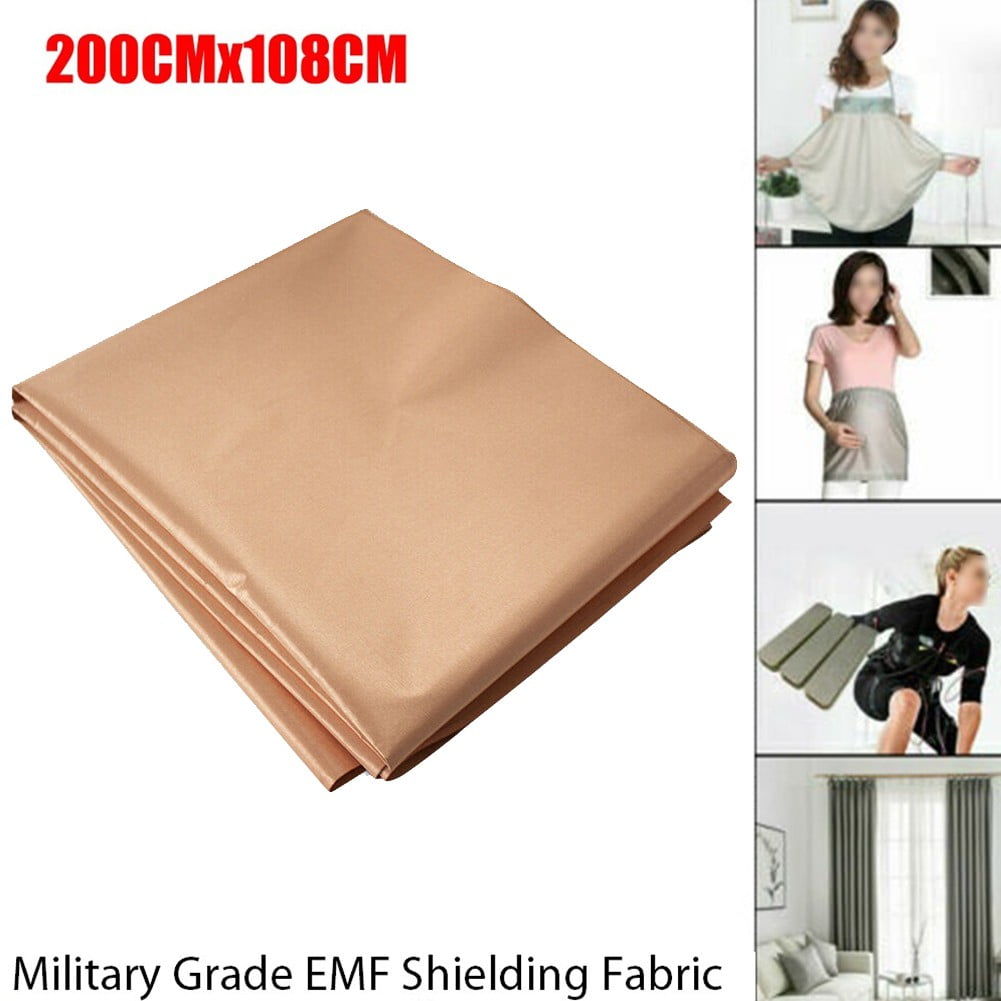 Copper Fabric Blocking RFID EMF/EMI Protection Radiation/Singal/WiFi ...