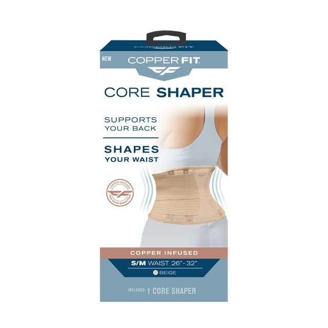 Copper Fit® Core Shaper, Supports Back and Shapes Waist, Copper Infused ...