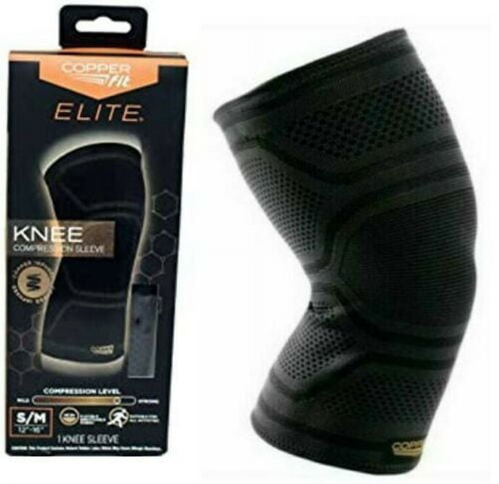 Copper Fit Elite Knee Compression Sleeve L/XL Copper Infused 16-20 ...