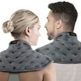 Copper Fit Rapid Relief Neck & Shoulder Wrap, Grey - Walmart.com
