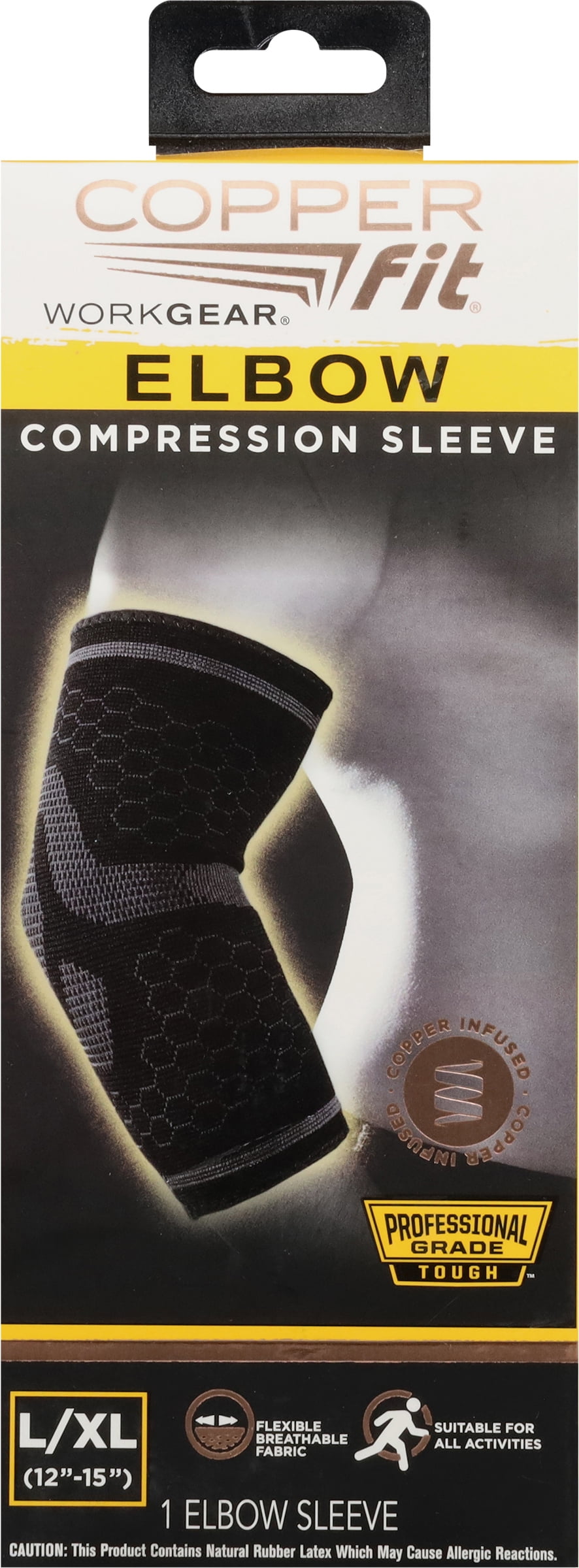 Copper Fit Work Gear Elbow Compression Sleeve L/XL 1 ea - Walmart.com