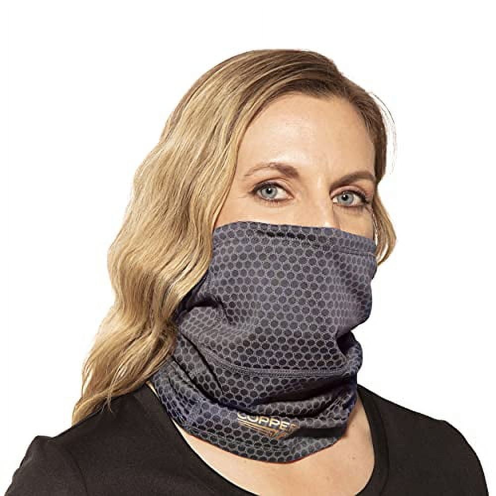 Copper Fit unisex Adult Guardwell Face Cover and Neck Gaiter, 1 Count ...