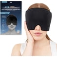Copper Compression CopperFreeze Migraine Relief Mask, 360Â° Ice Pack ...
