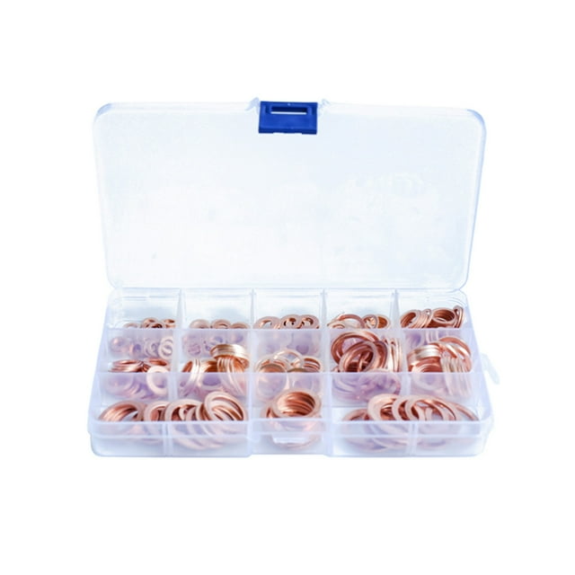 Copper Gasket Kit 280PCS Copper Washers Commercial Maintenance Good ...