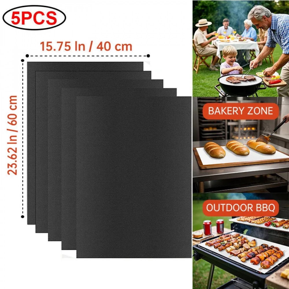Copper Grill Mats for Outdoor Grill 60*40cm Cooking Grill Sheet Heat ...