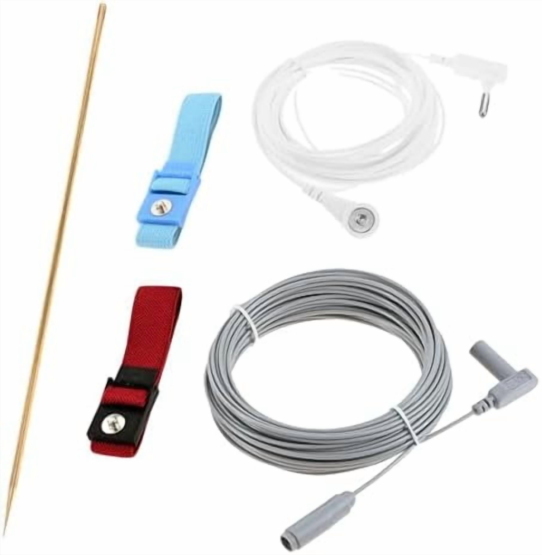 Copper Grounding Rod with 40ft Female Ground Cord, Portable Ground Rod ...