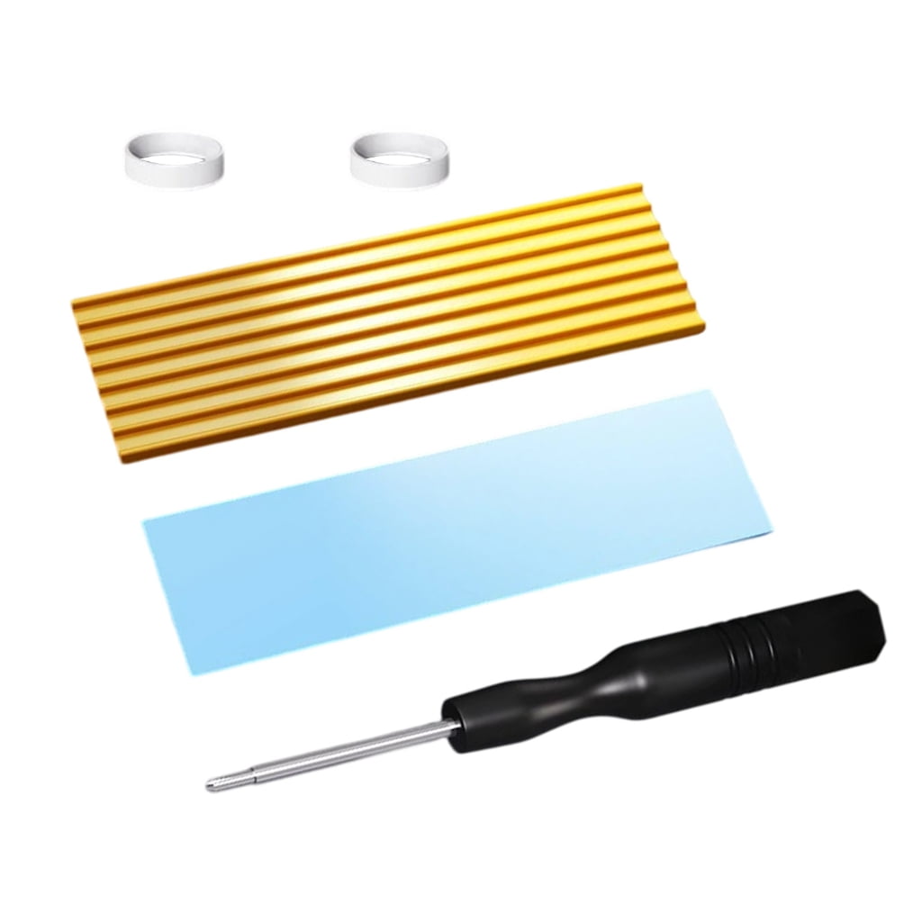 Copper Heatsink Cooling Radiator with Thermal Pad for NVMe 2280 SSD PC ...