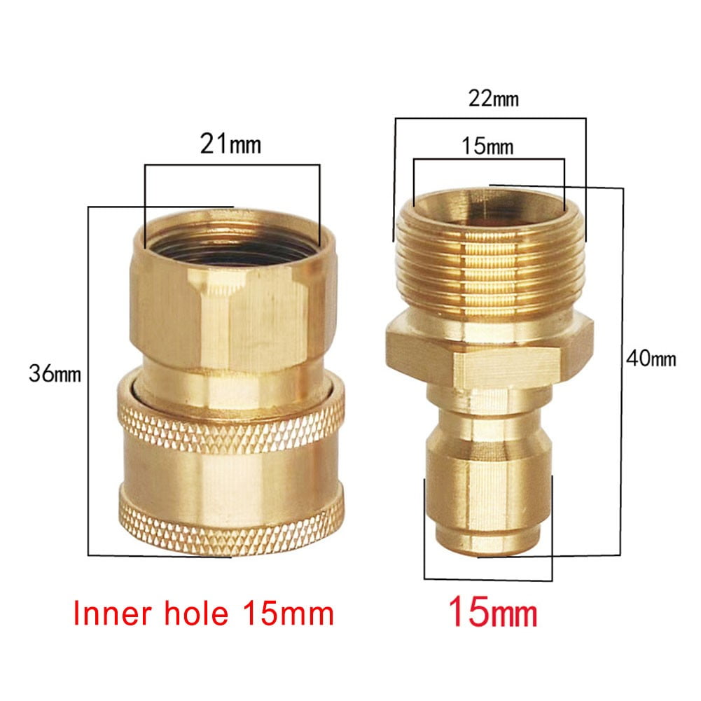 Copper High Pressure Washer Spout Quick Connector 22*.5 Washer ...