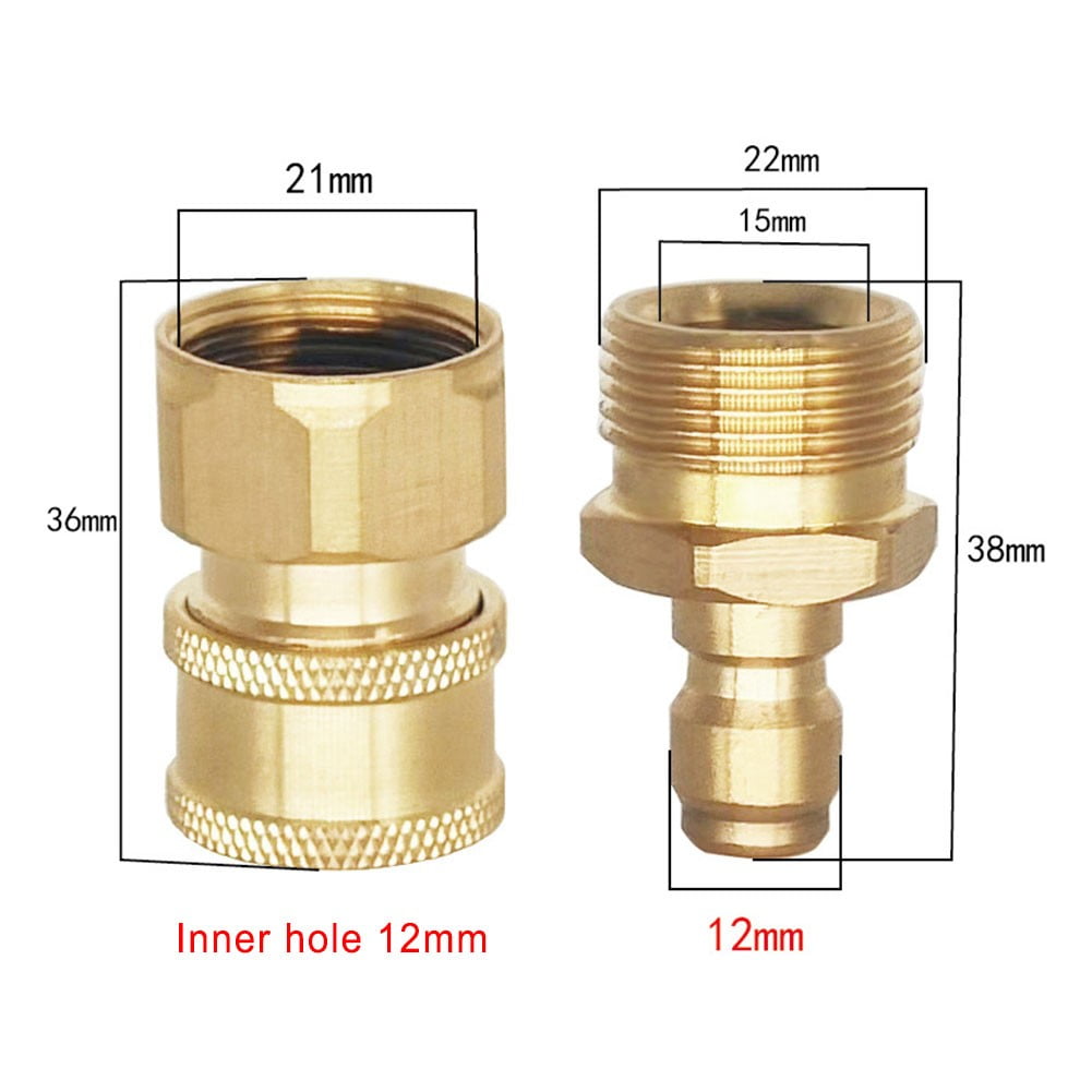Copper High Pressure Washer Spout Quick Connector 22*.5 Washer ...