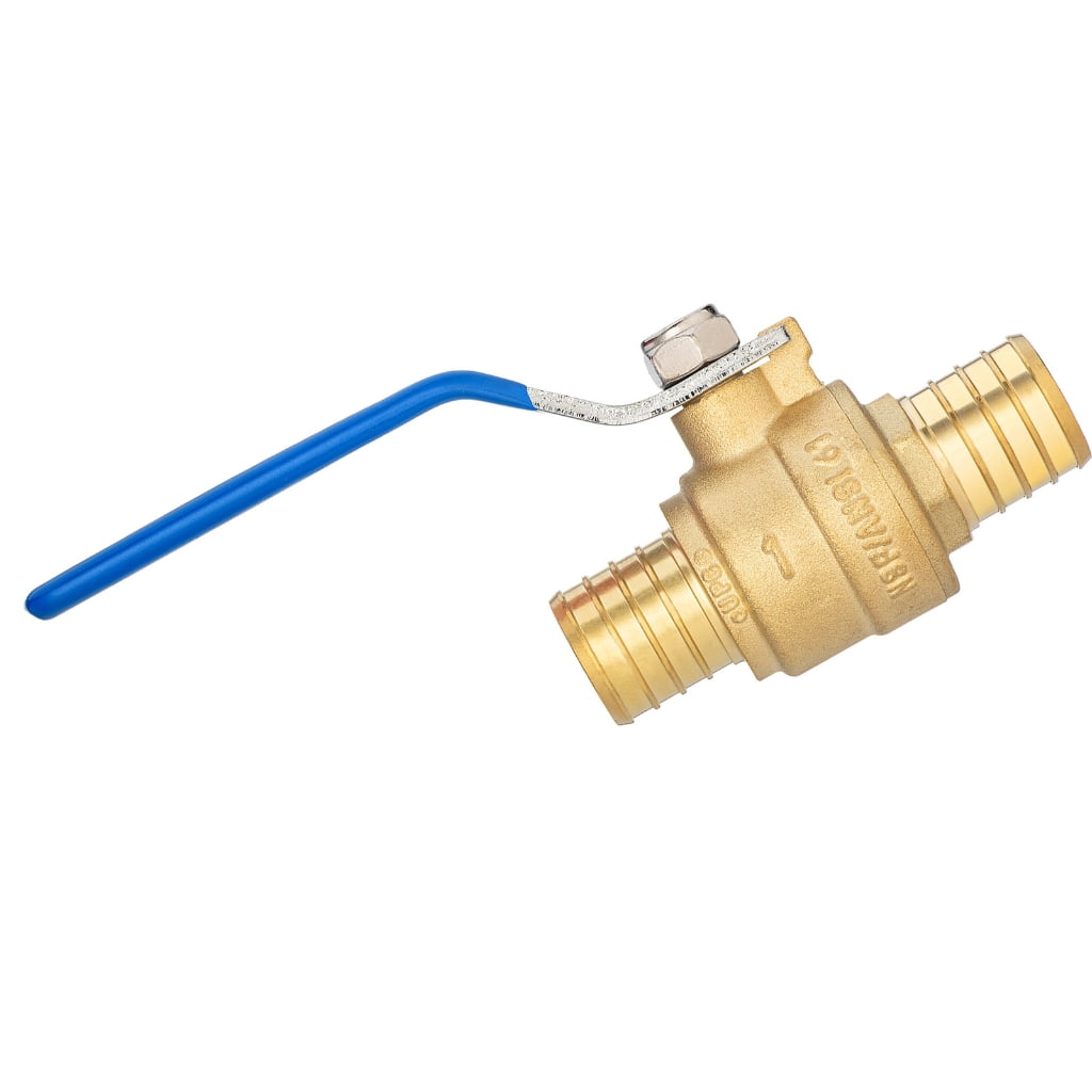 Copper Hose Barb Shut off Ball Valves PEX B Crimps Ball Valves Pipe ...