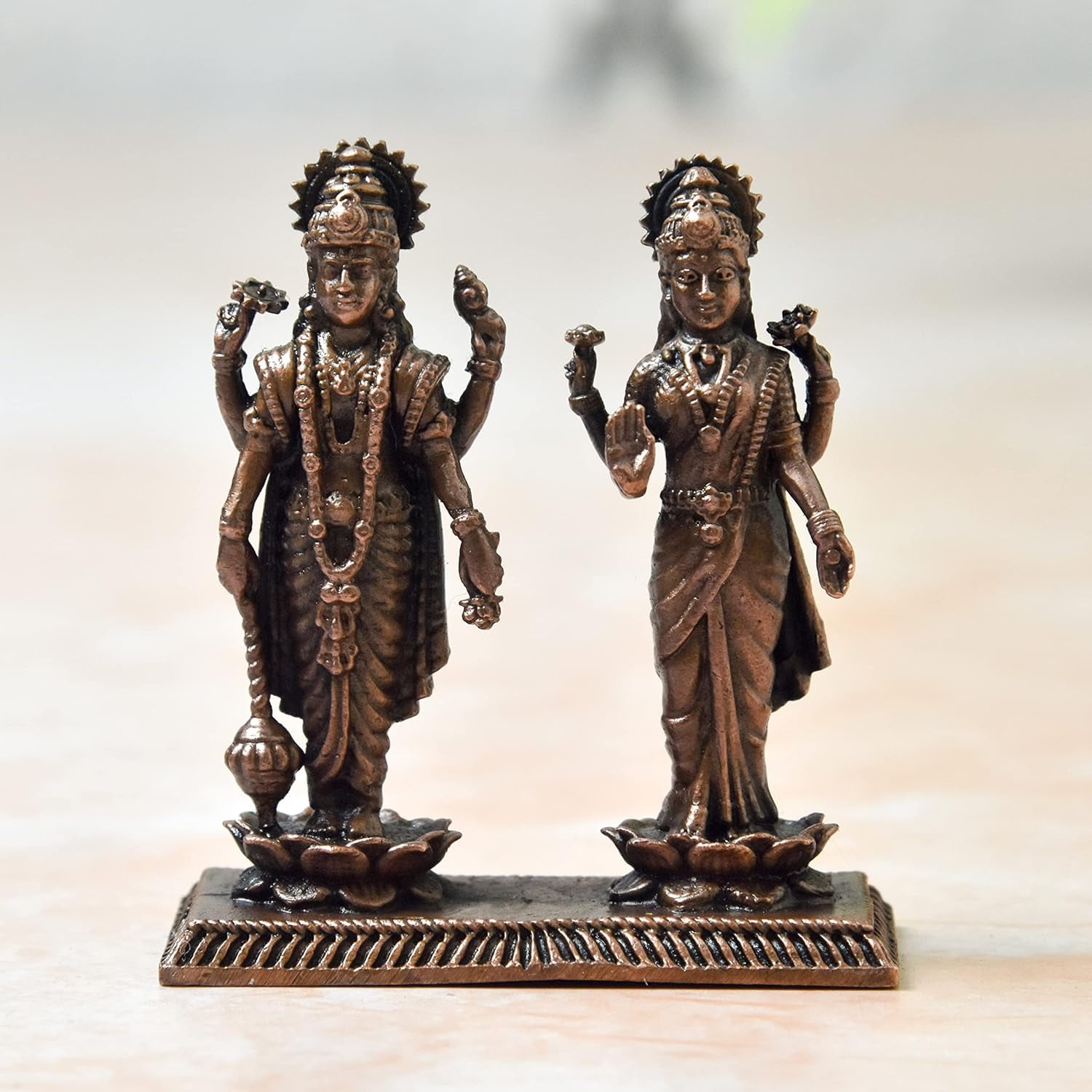 Copper Idols India By Bhimonee Decor 25 inches Copper Handmade Standing ...