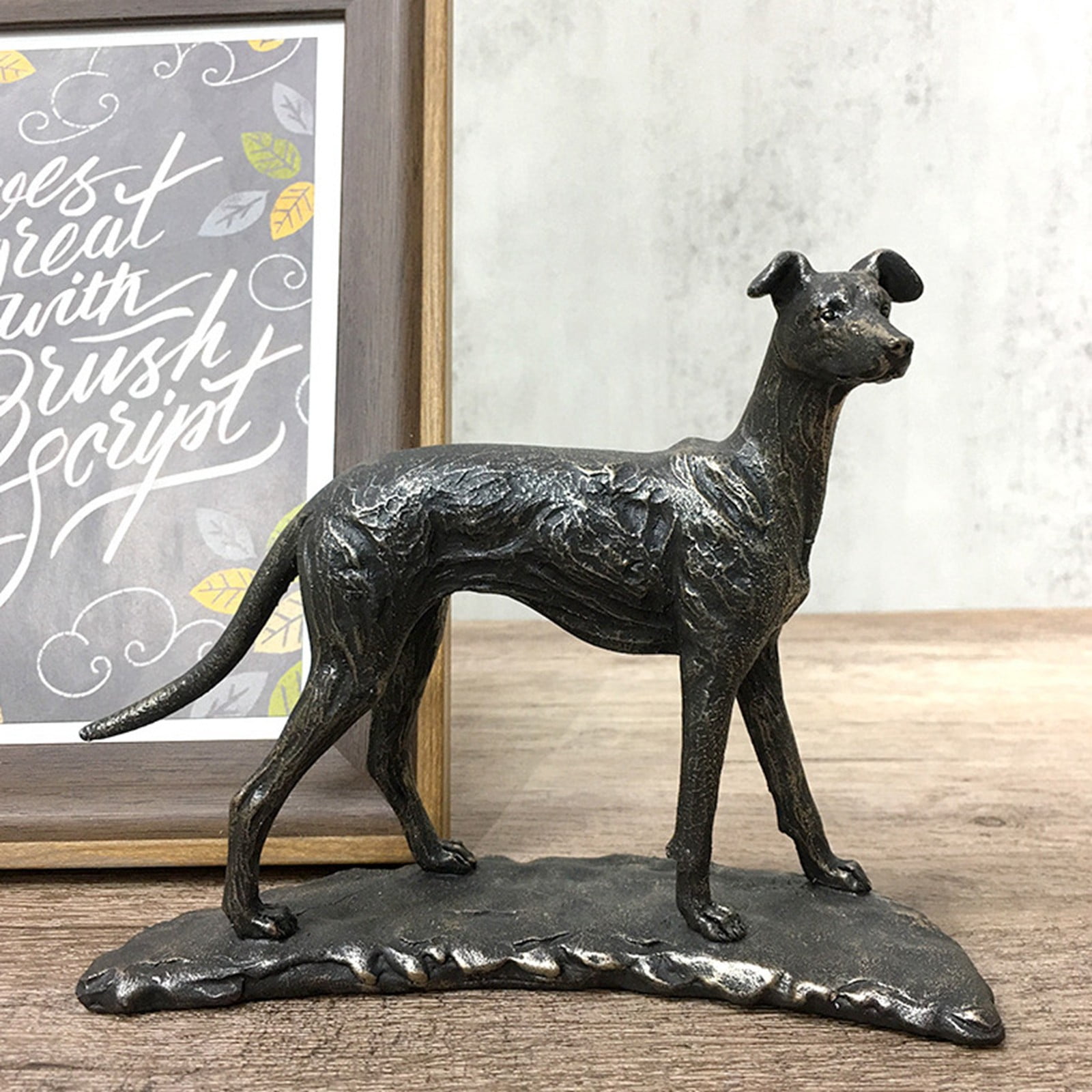 Copper Imitation Ornaments Home Table Top Greyhound Sausage Springer ...