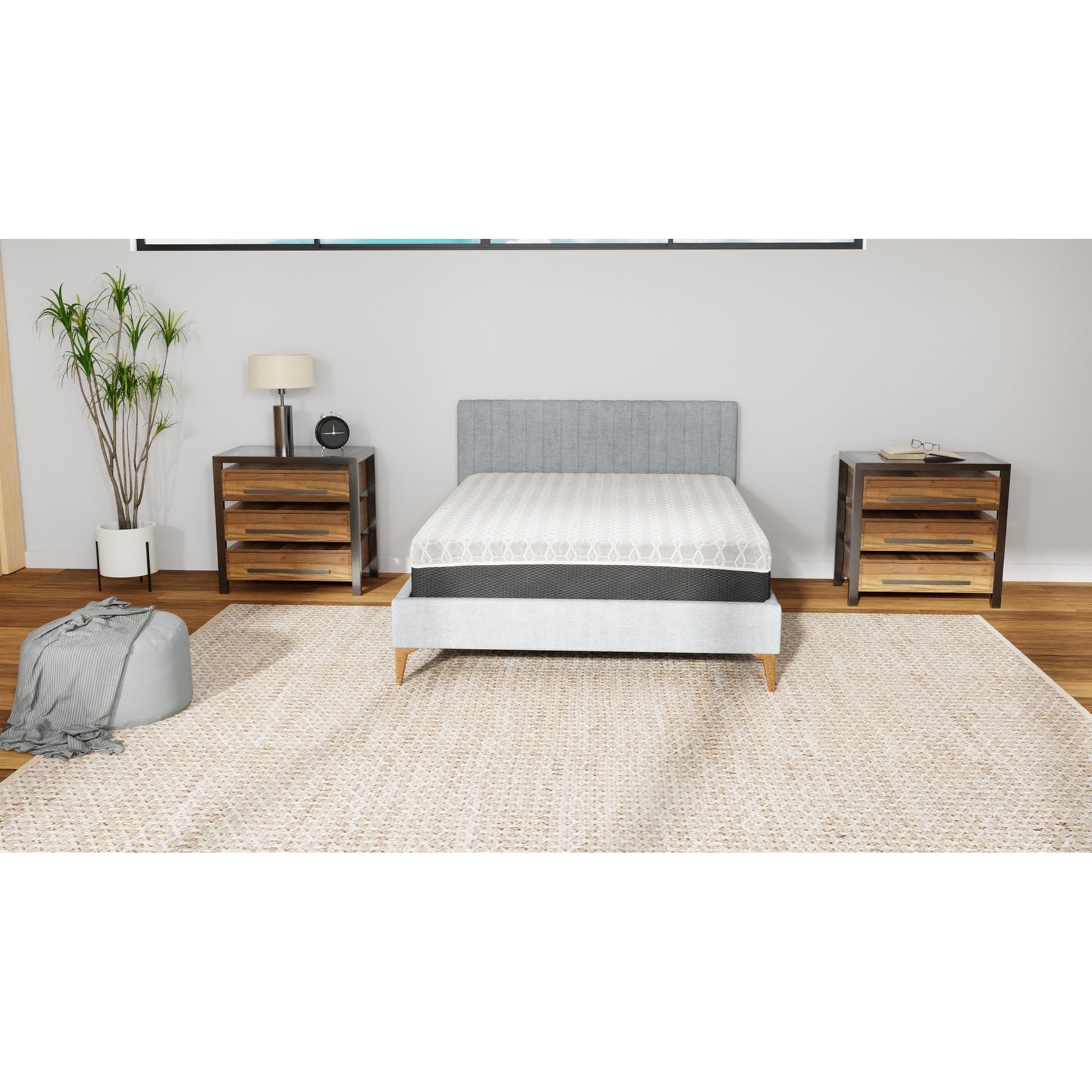Copper Infused Twin XL Hybrid Mattress with Soft Layers / Cool Sleep ...