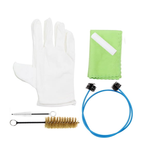 Copper Instrument Cleaning Set - 6 Piece Kit for Trumpet Trombone ...
