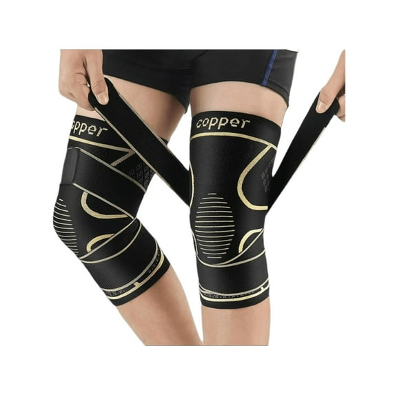 Copper Ion Knee Compression Sleeve, Stabilizes Ligaments & Relieves ...
