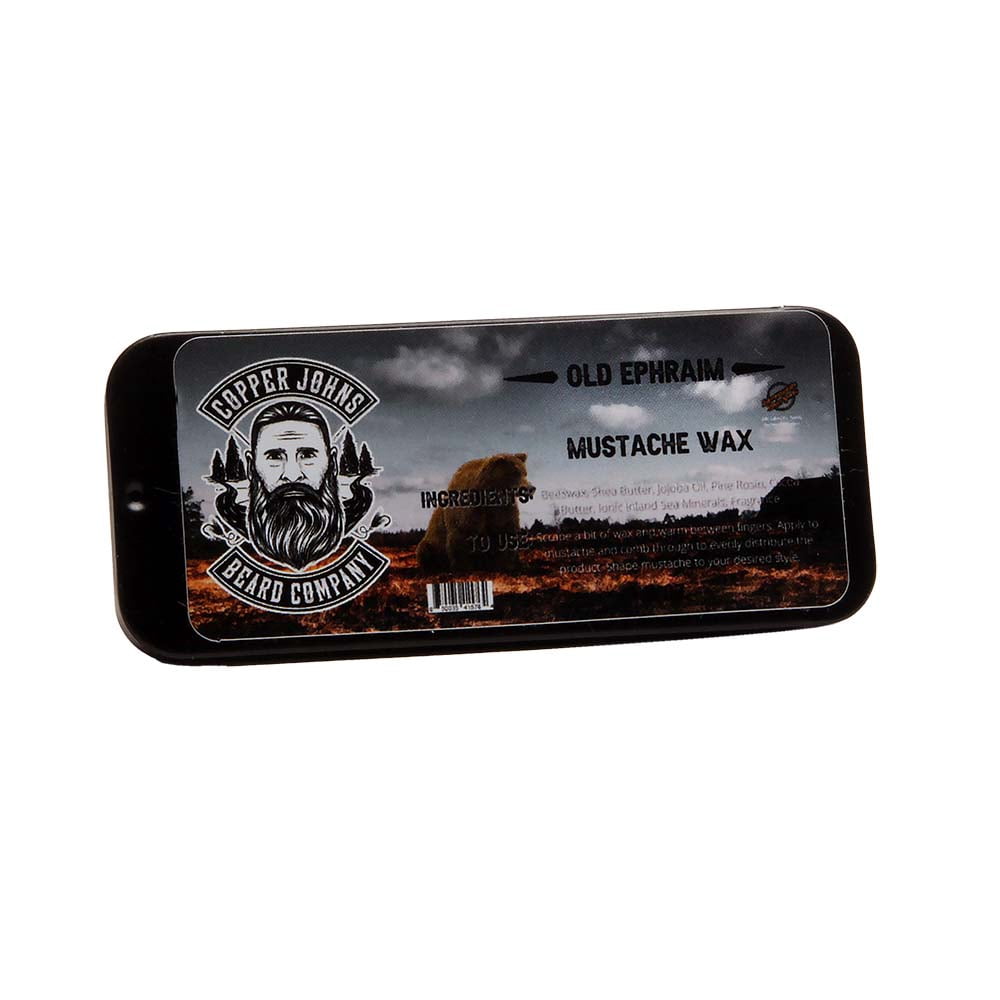 Copper Johns Beard Company Strong Hold Mustache Wax - Old Ephraim 0.5oz ...