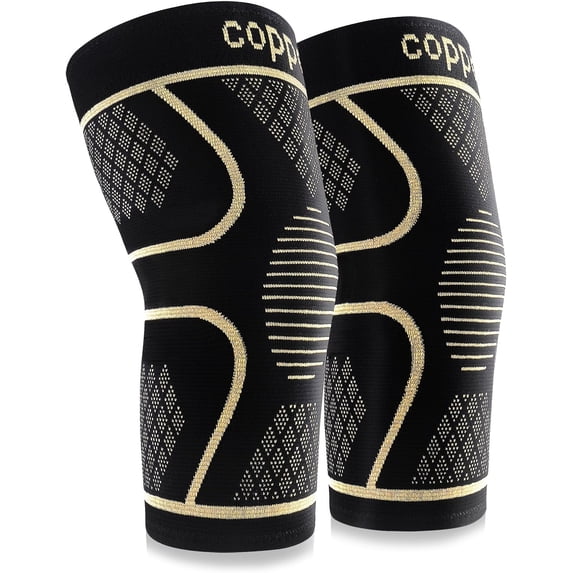 Copper Knee Braces for Knee Pain Women and Men (2 Pack), Knee ...