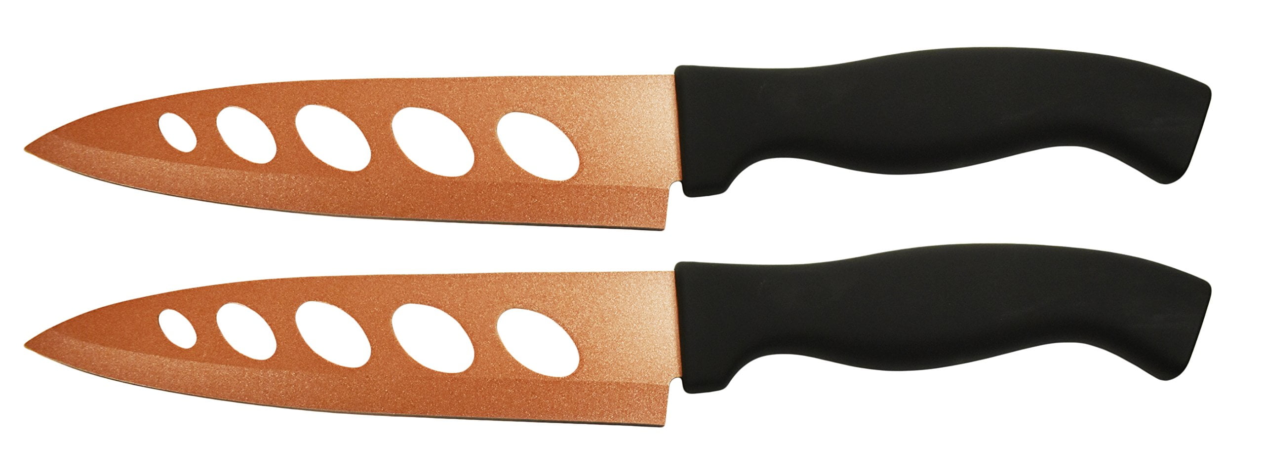 Copper Knife 2 Pack, Stainless Steel Core, Nonstick Copper Coating ...
