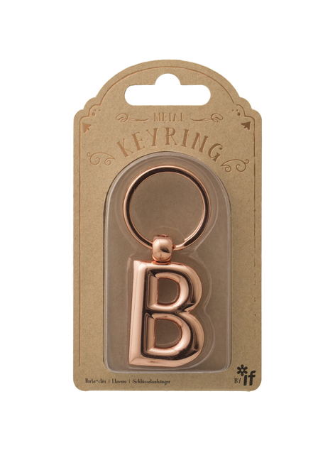 Copper Letter Keyrings Letter B (Other) - Walmart.com