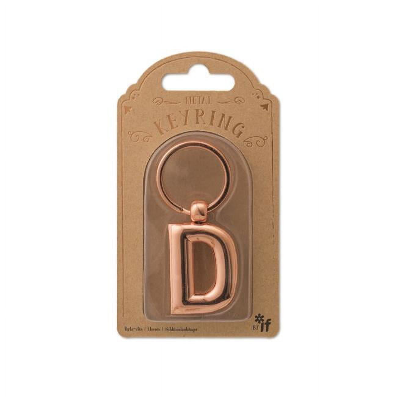 Copper Letter Keyrings Letter D (Other) - Walmart.com