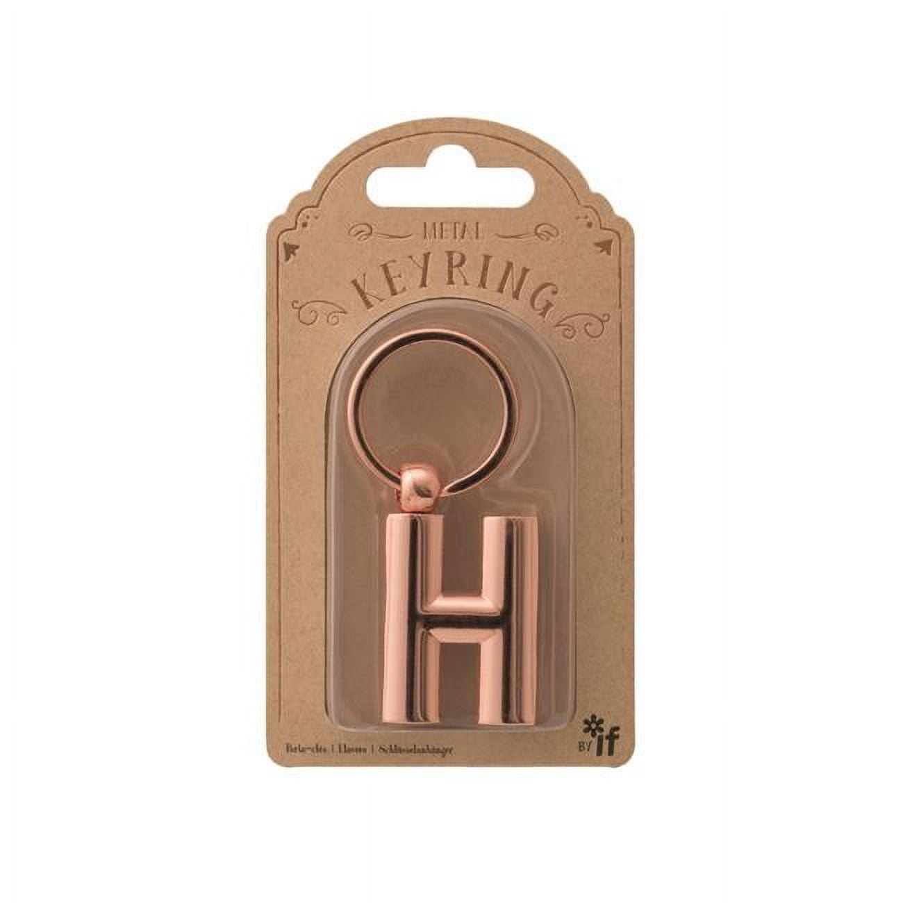 Copper Letter Keyrings, Letter H - Walmart.com