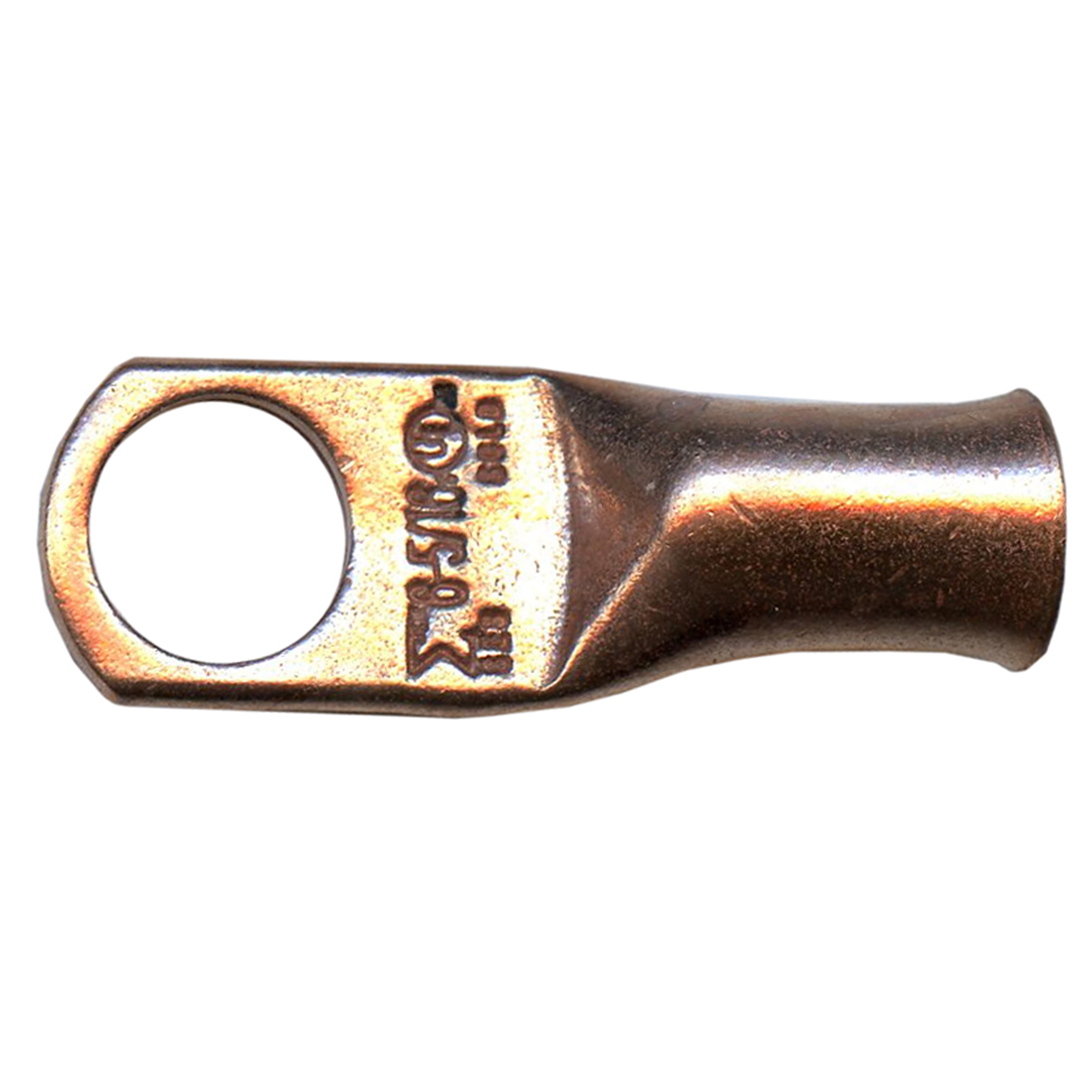 Copper Lug 6 AWG Gauge 5/16" Ring Wire Terminal Battery Cable End ...