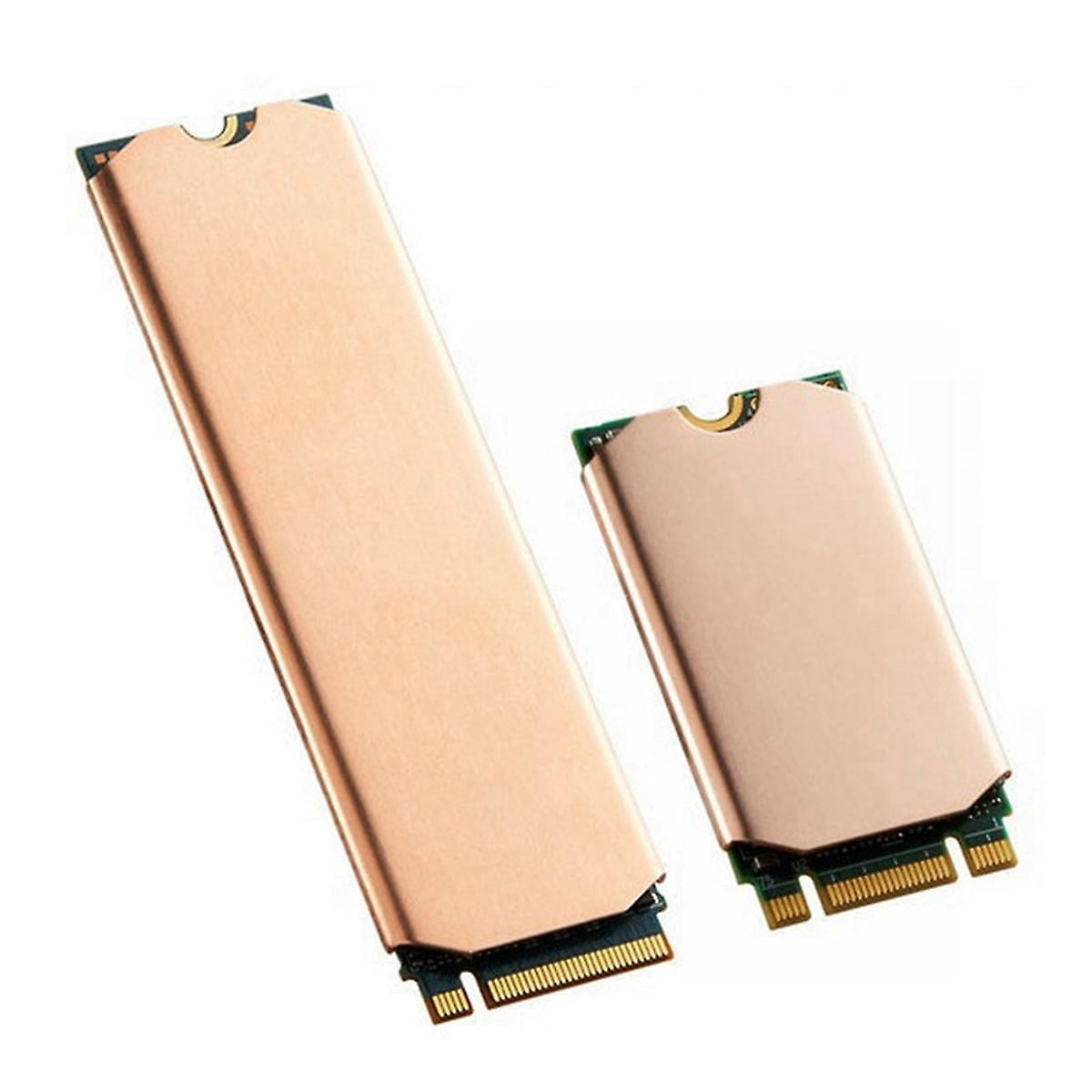 Copper M.2 SSD HeatSink Hard Disk Cooler with Thermal Solid State Disk ...