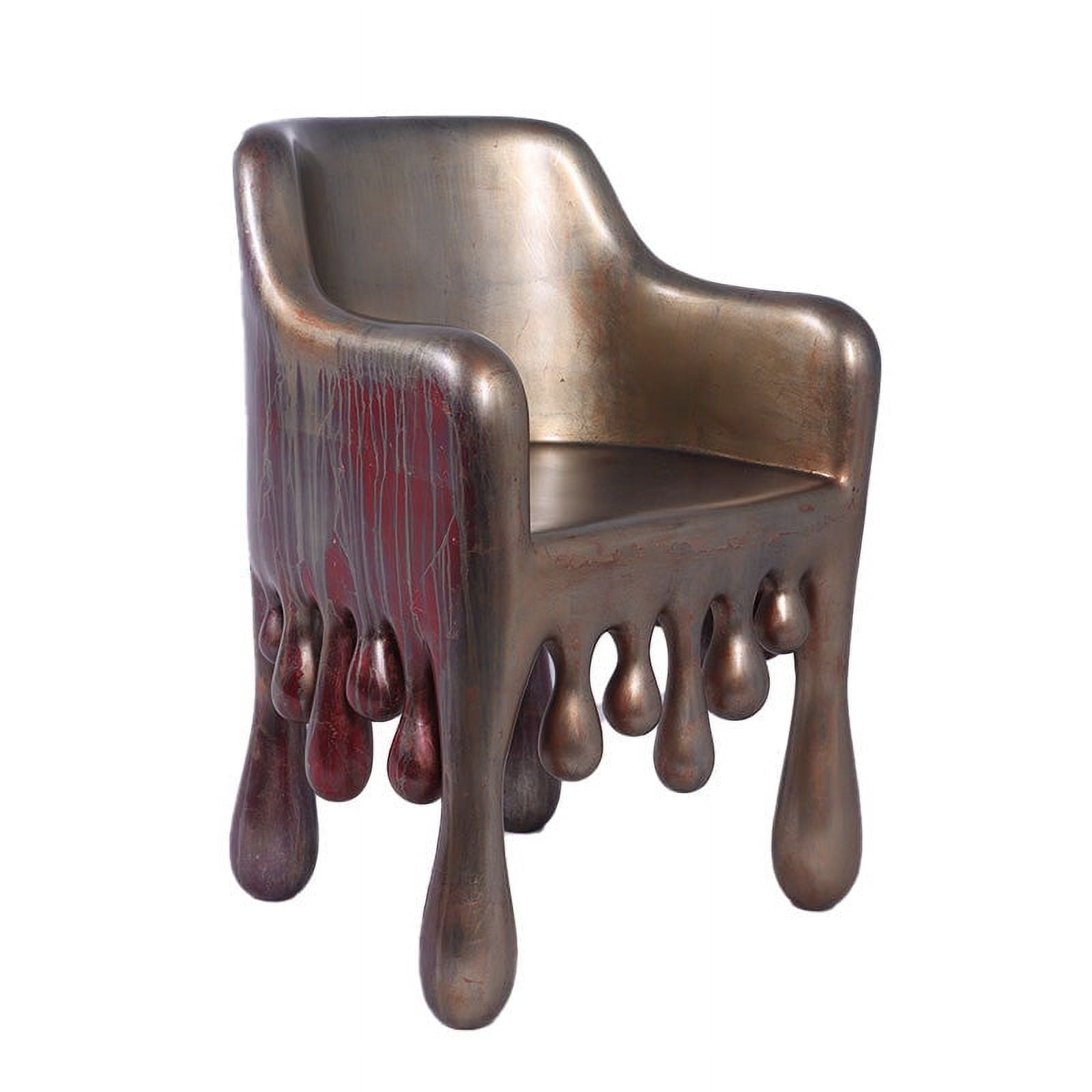 Copper Melting Chair Dripping Statue - Walmart.com
