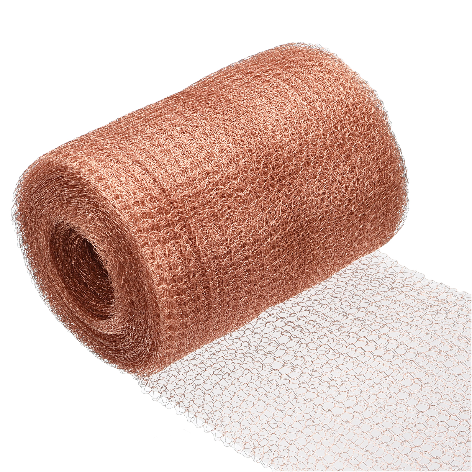 Copper Mesh 4 Inches x 49 Feet, Copper Mesh Roll for Hole Filler ...