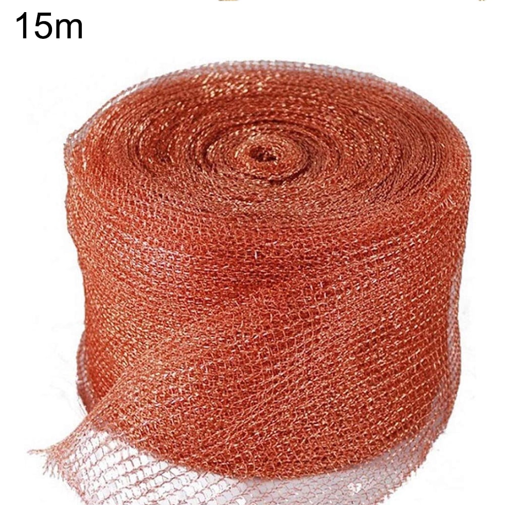 Copper Mesh Roll, Sturdy 49Feet Copper Fill Fabric, Copper Blocker ...