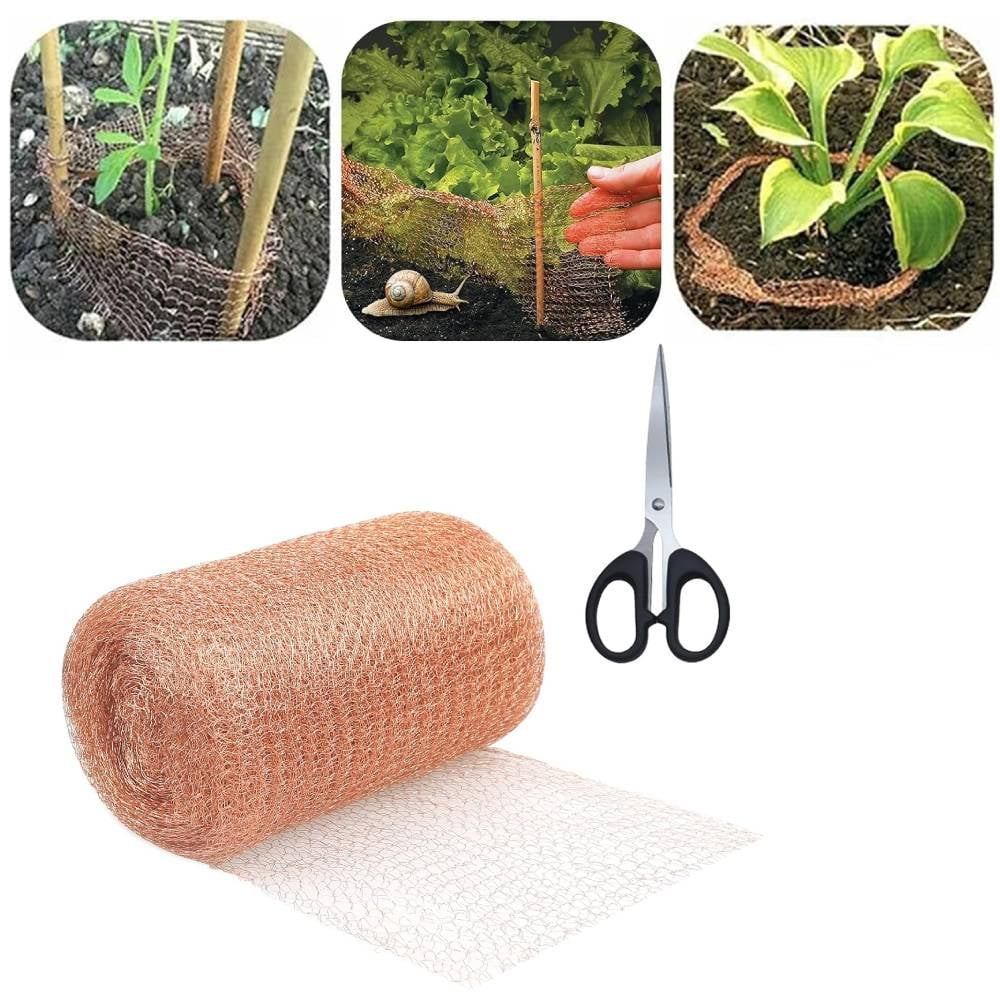 Copper Mesh with Scissors, 5" x 36ft Copper Mesh Roll for Rodent ...