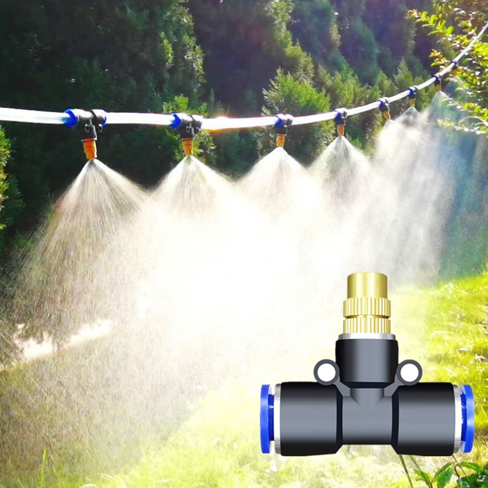 Copper Mist Nozzle, Durable Brass Plastic Sprayer, Automatic Irrigation ...