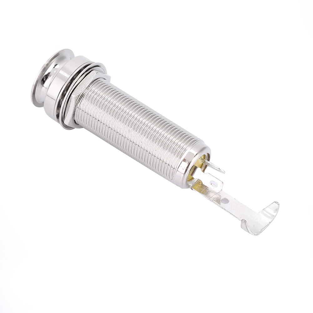 Copper Mono End Pin Jack Socket for Electric Guitar Ukulele Pickup ...