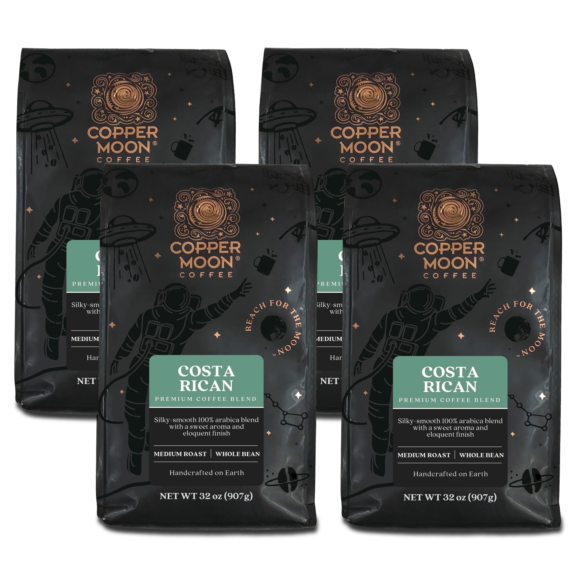 Copper Moon Costa Rican Blend, Medium Roast, Premium Whole Bean Coffee ...