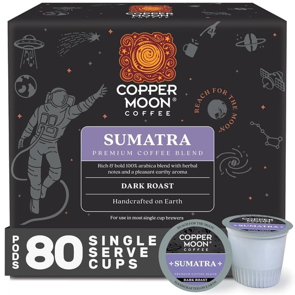 Copper Moon Premium Blast Off, Single Serve Coffee Pods for K-Cup ...