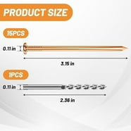 25/20/15Pcs 4Inch Copper Nails For Killing Trees Stump Root Stump ...