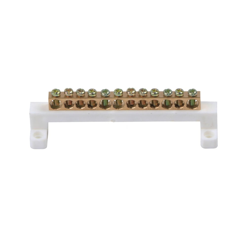 Copper Neutral Bar Set Ground Terminals For Distribution And Control ...