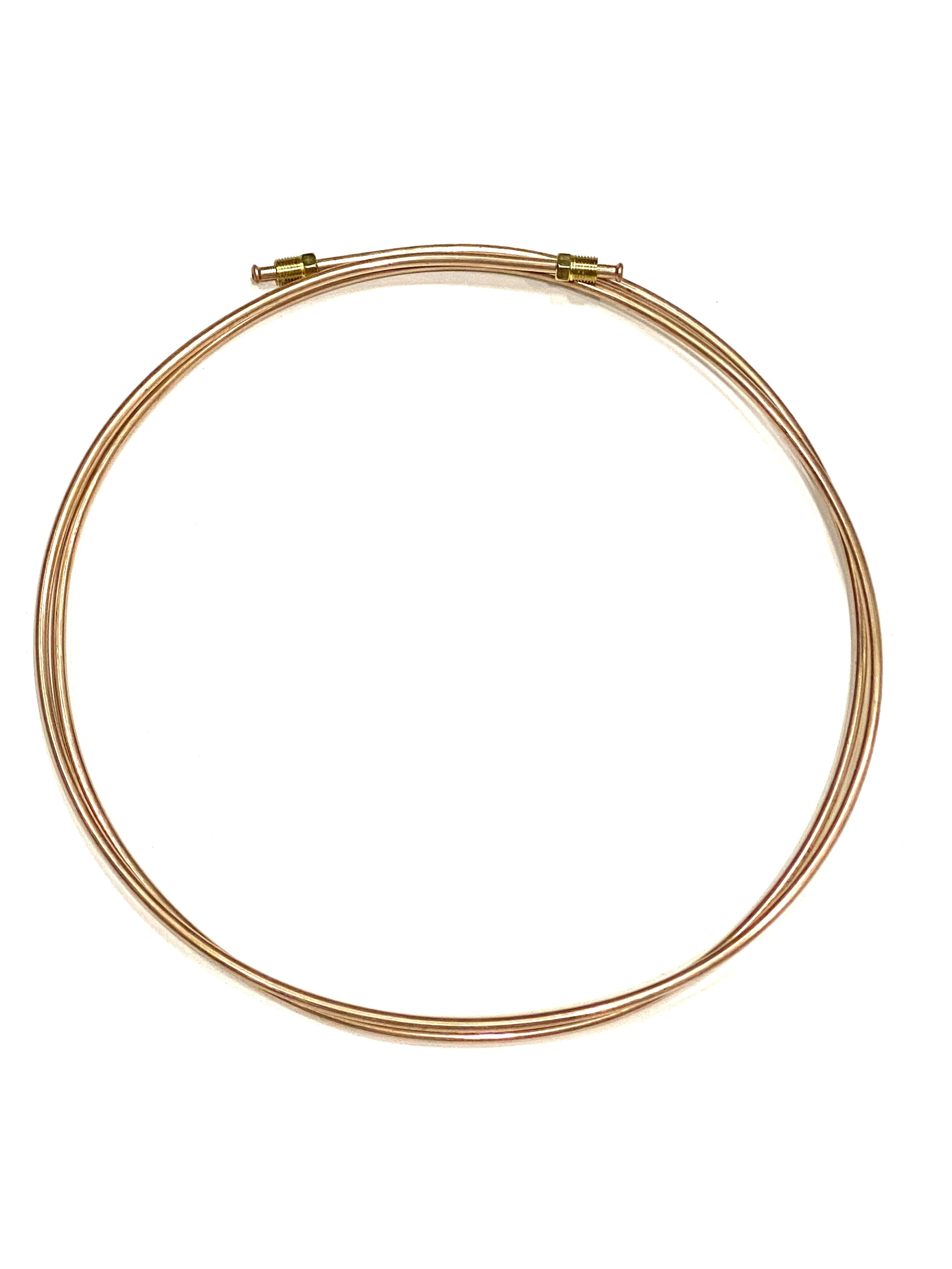 Copper Nickel ABS Block to Rear Brake Line(s). Cut To Length And Flared ...