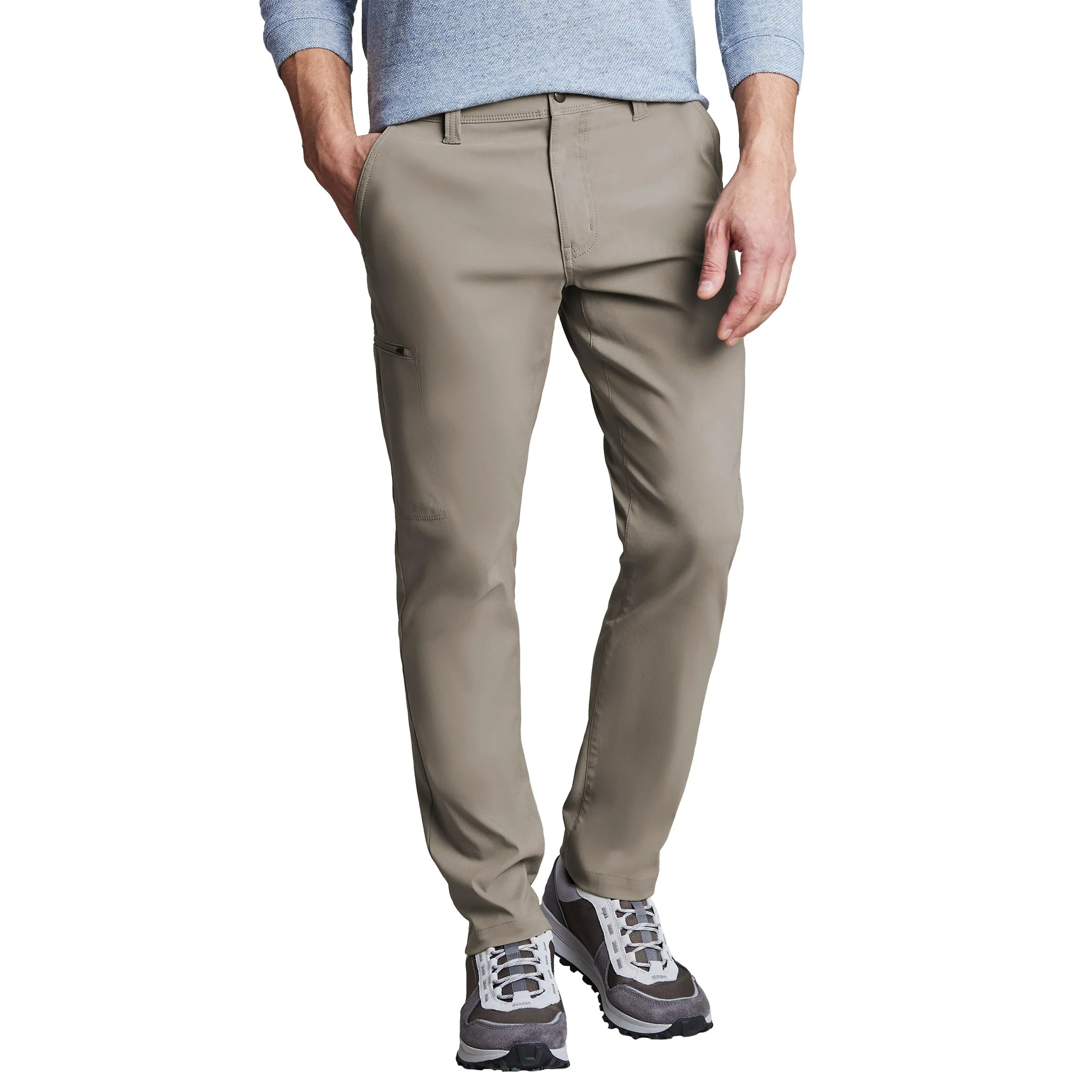 Copper & Oak Supply Co. Men's Straight Fit Stretch Tech Pant (38x30 Tan ...