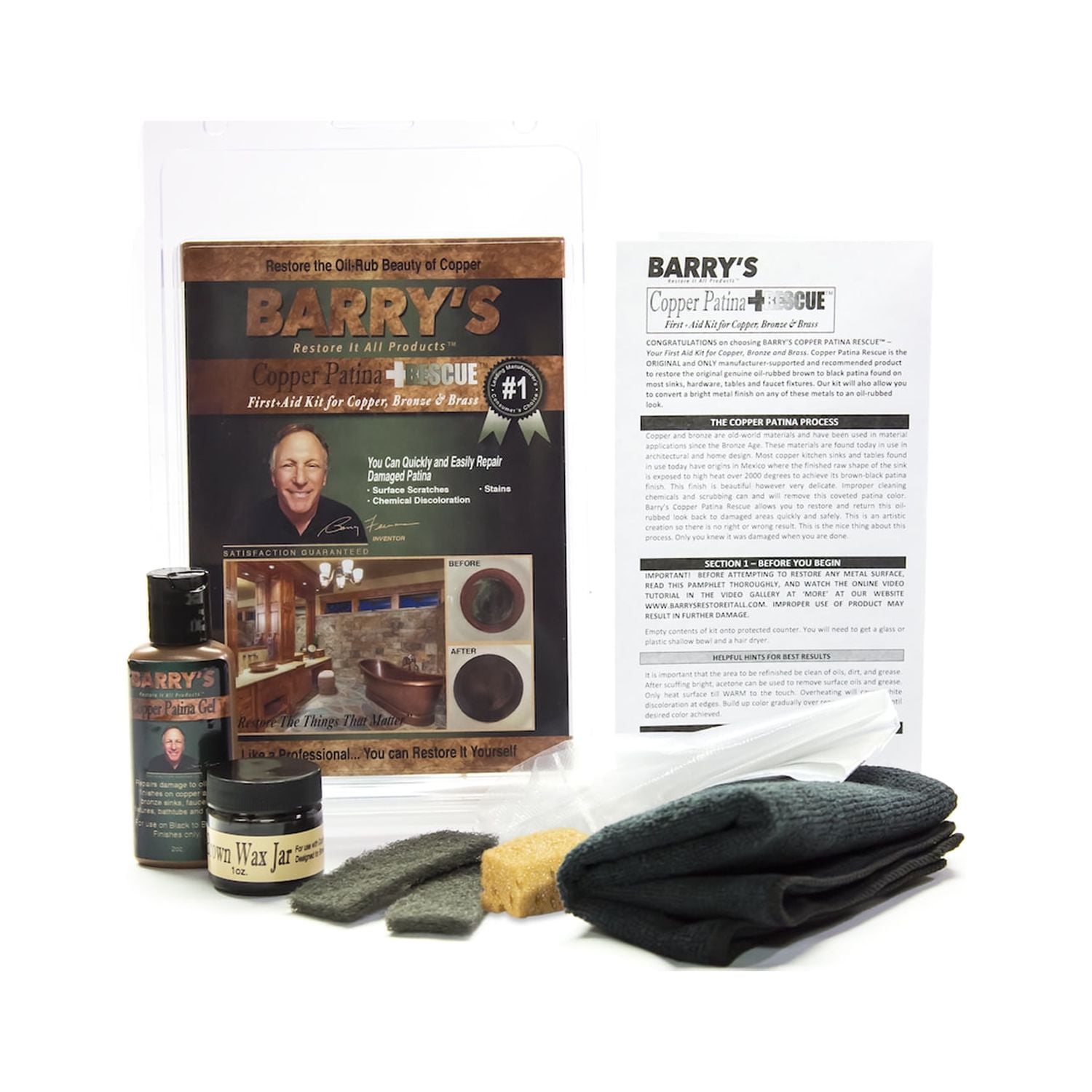 Copper Patina Rescue Homeowner Kit | The #1 ALL-IN-ONE Copper Patina ...