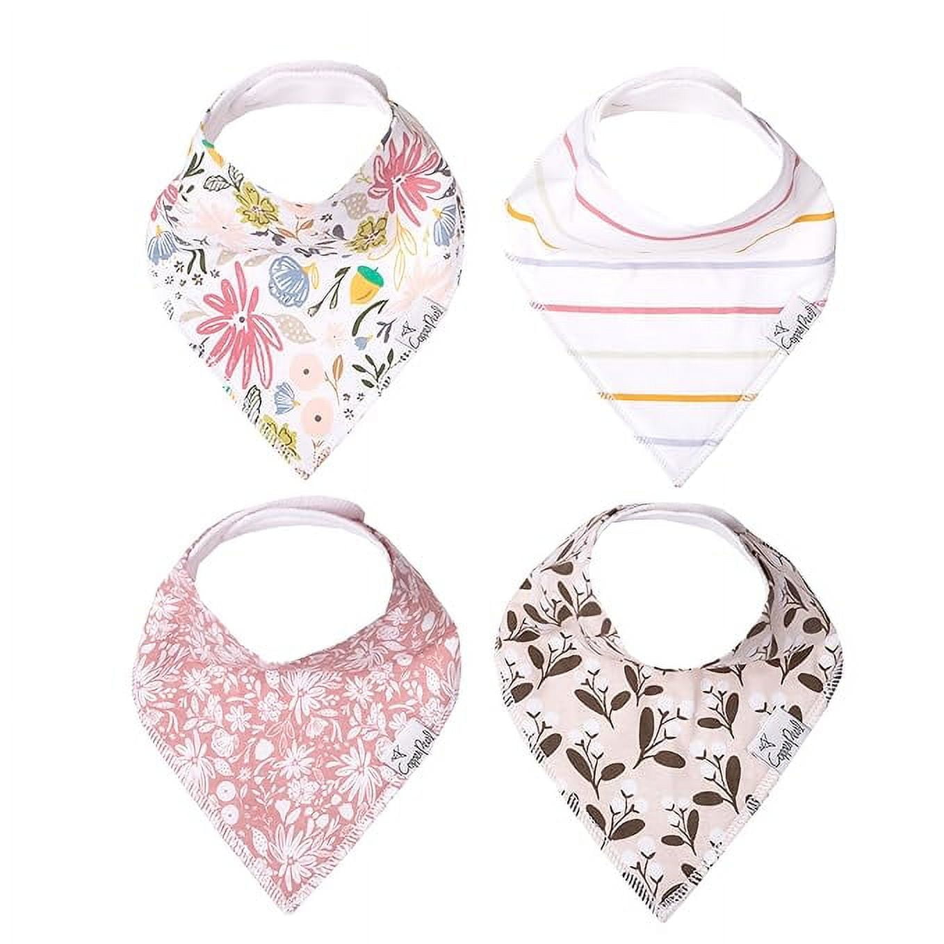 Copper Pearl Baby Bandana Drool Bibs for Drooling and Teething 4 Pack ...
