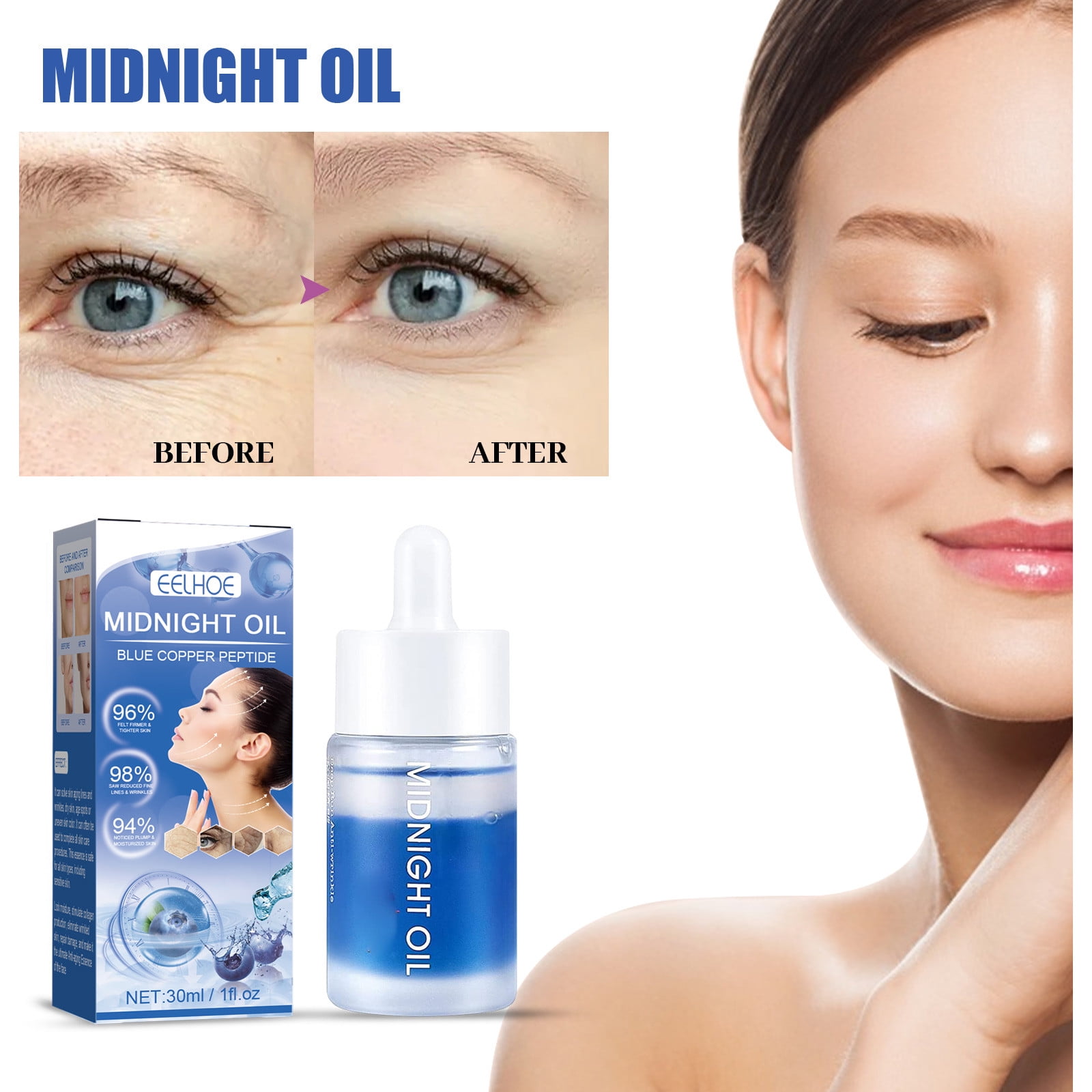 Kokoi Copper Peptide Serum Booster For Youthful Skin & Hair, Make Your ...