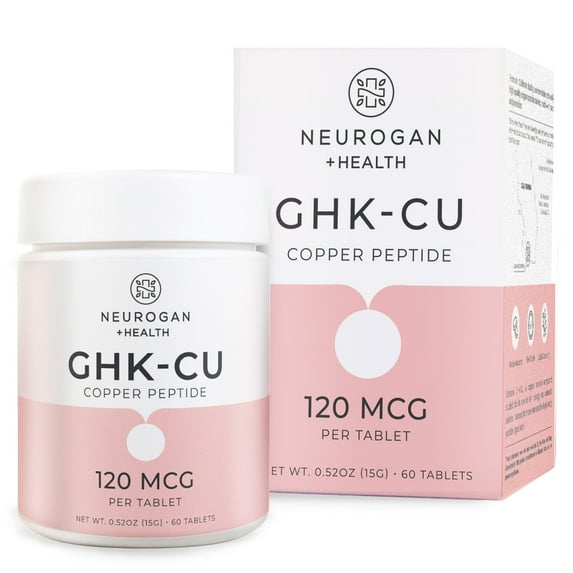 Neurogan, Copper Peptide Tablets, 120 MCG/Tablet, 60ct - Walmart.com