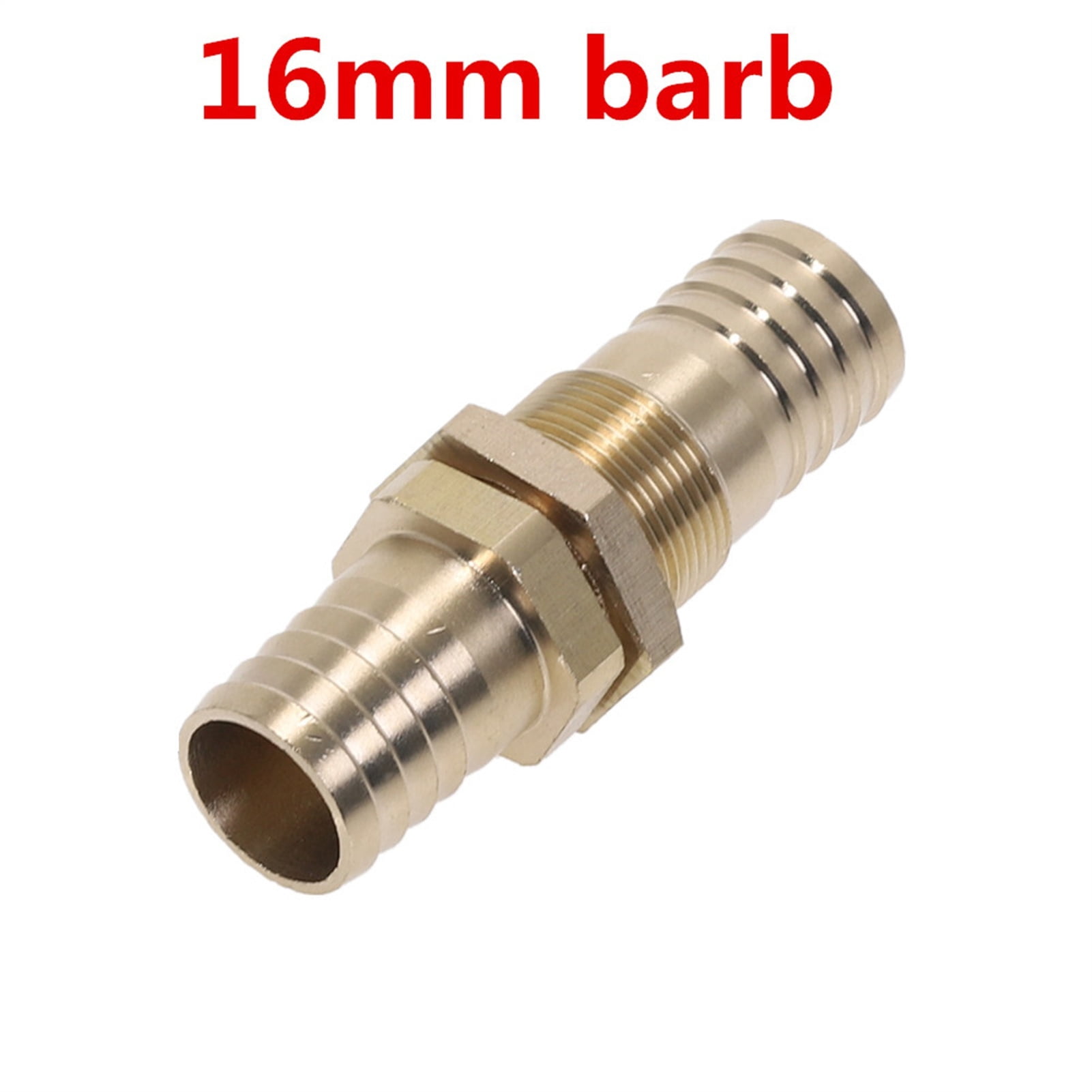 Copper Pipe 6 8 10 12 14 16mm ID Hose Barb Bulkhead Brass Barbed Tube ...