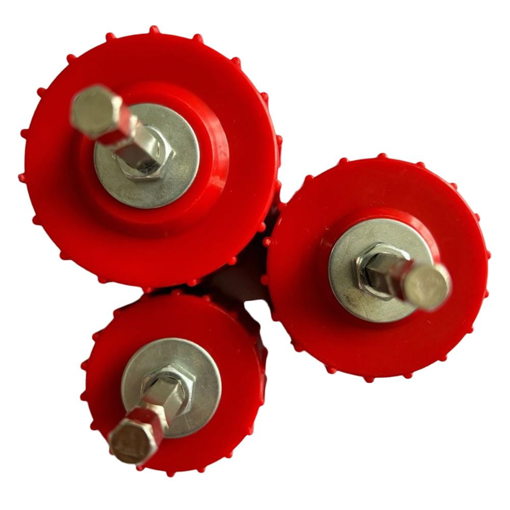 Copper Pipe Cleaner Set with Stainless Steel Wire Brushes 1/2 3/4 1in ...